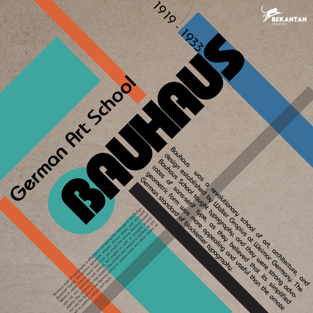 The History of Font: BAUHAUS by German Art School [#BEKANTAN Tales ...